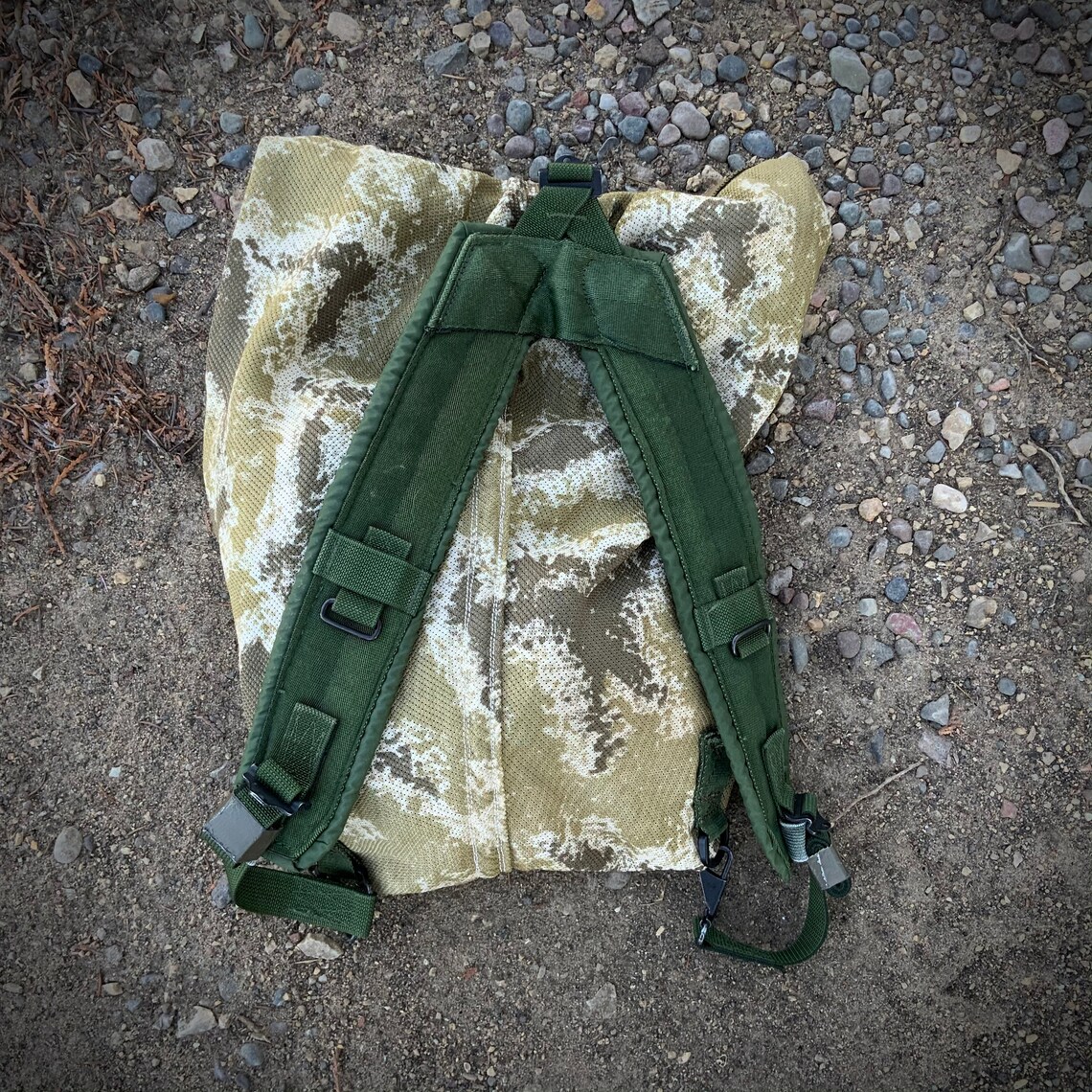 Post Apocalyptic Backpack for Dystopian Larp Mesh Parachute - Etsy