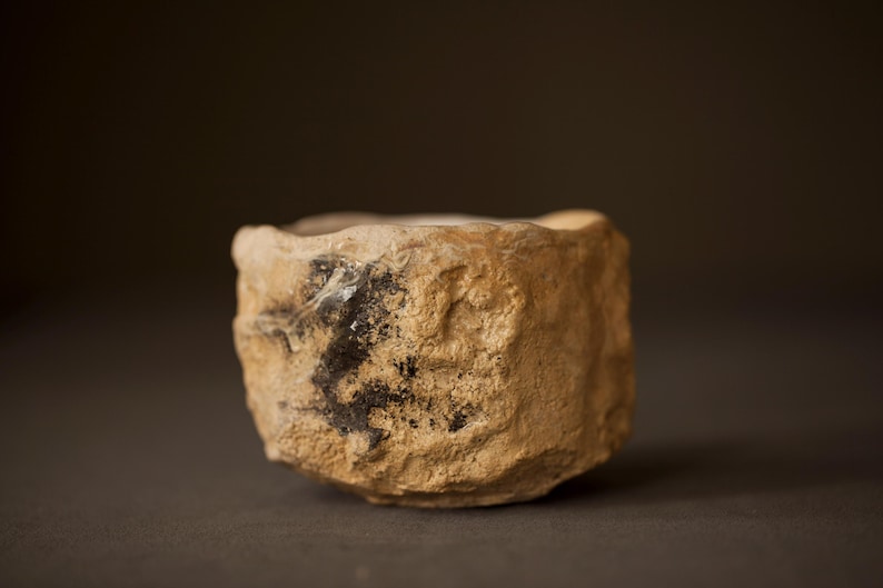 Tea Bowl Chawan |"yūgen"(the Thawed Secret) Hand-faceted Wabi Sabi ...