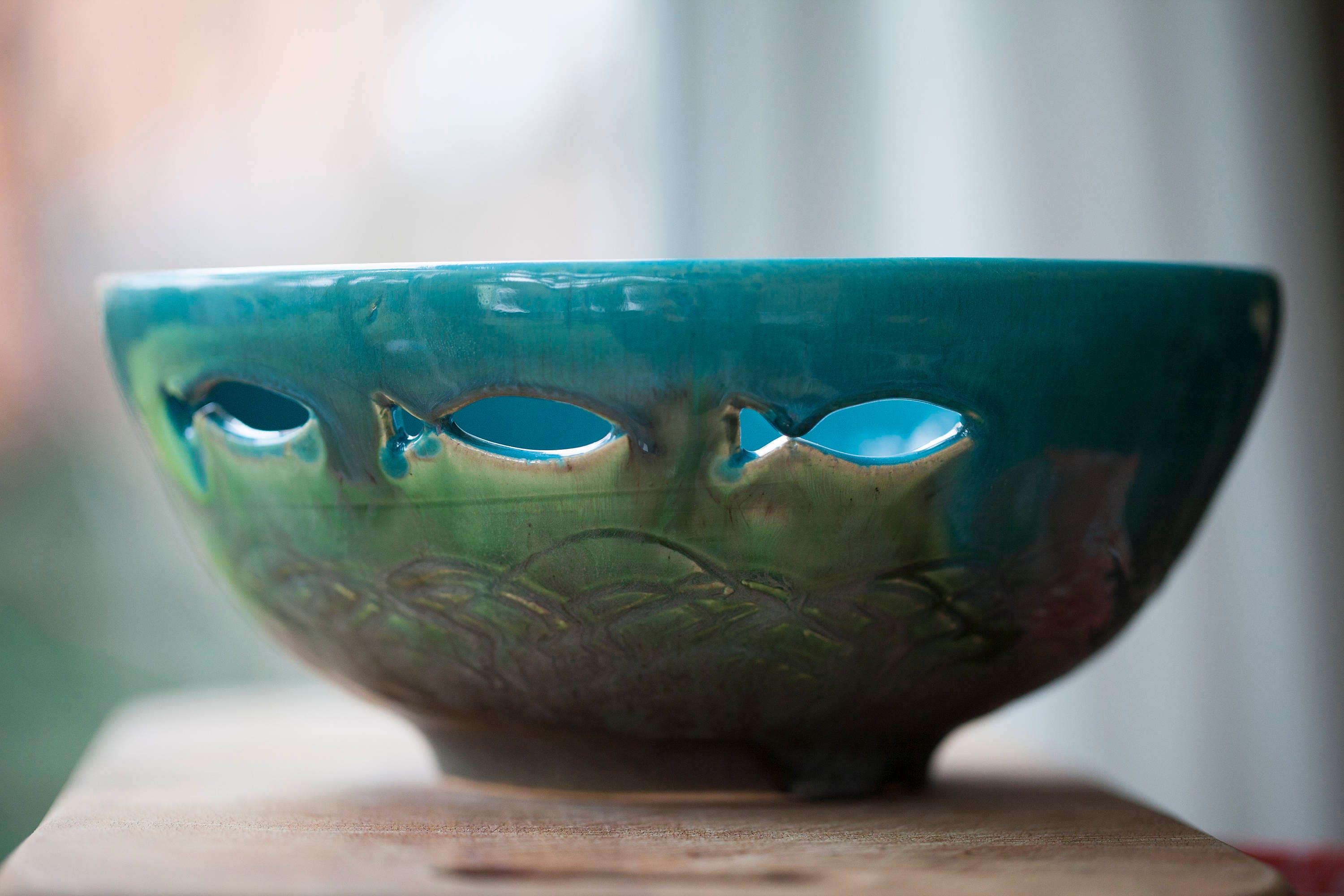 Decorative ceramic bowl Wedding gift for her Ceramic fruit | Etsy