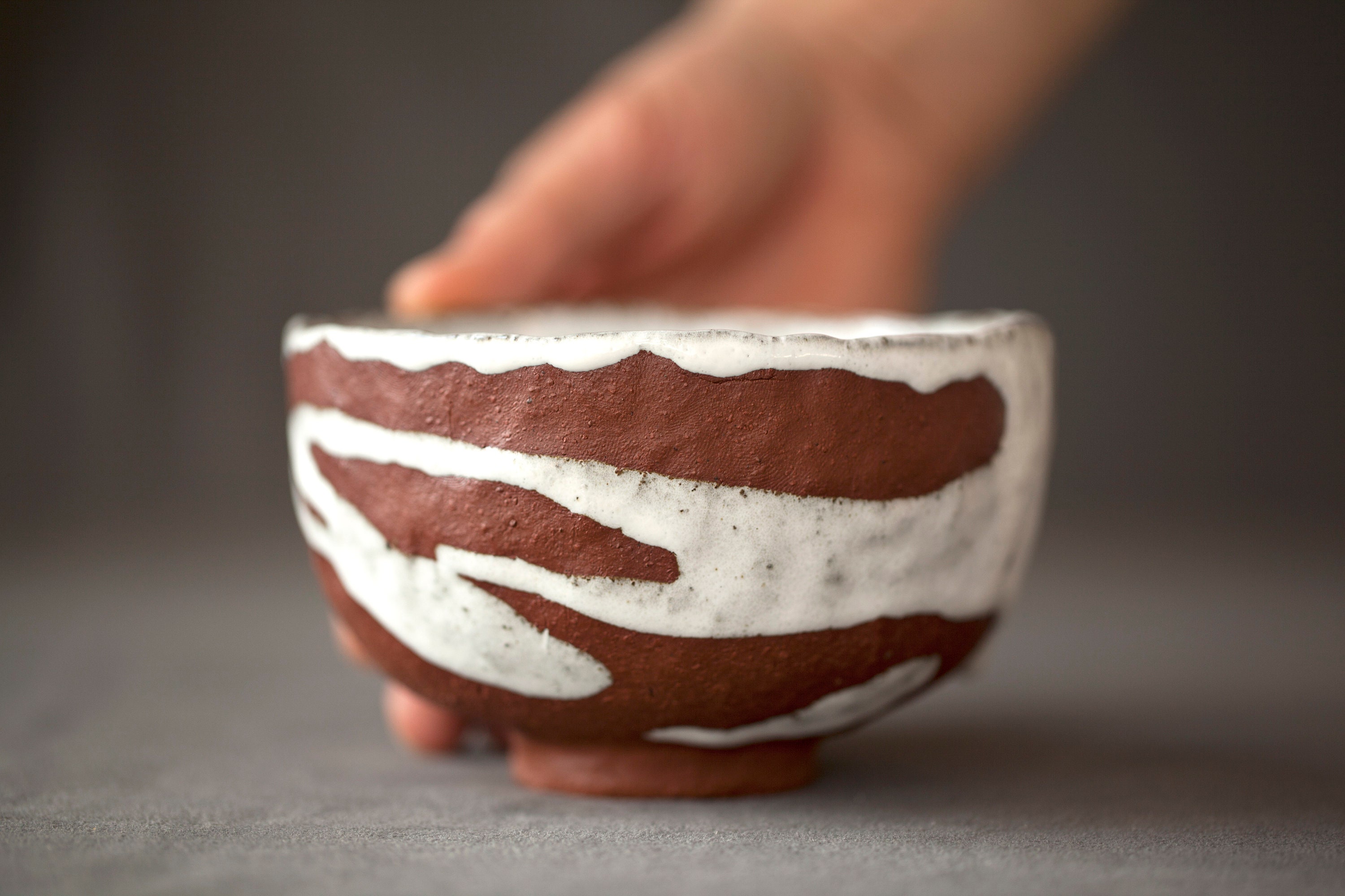 Summer Tea Bowl Hira Natsu Chawan Matcha Tenmoku Bowl Tea Cup | Etsy