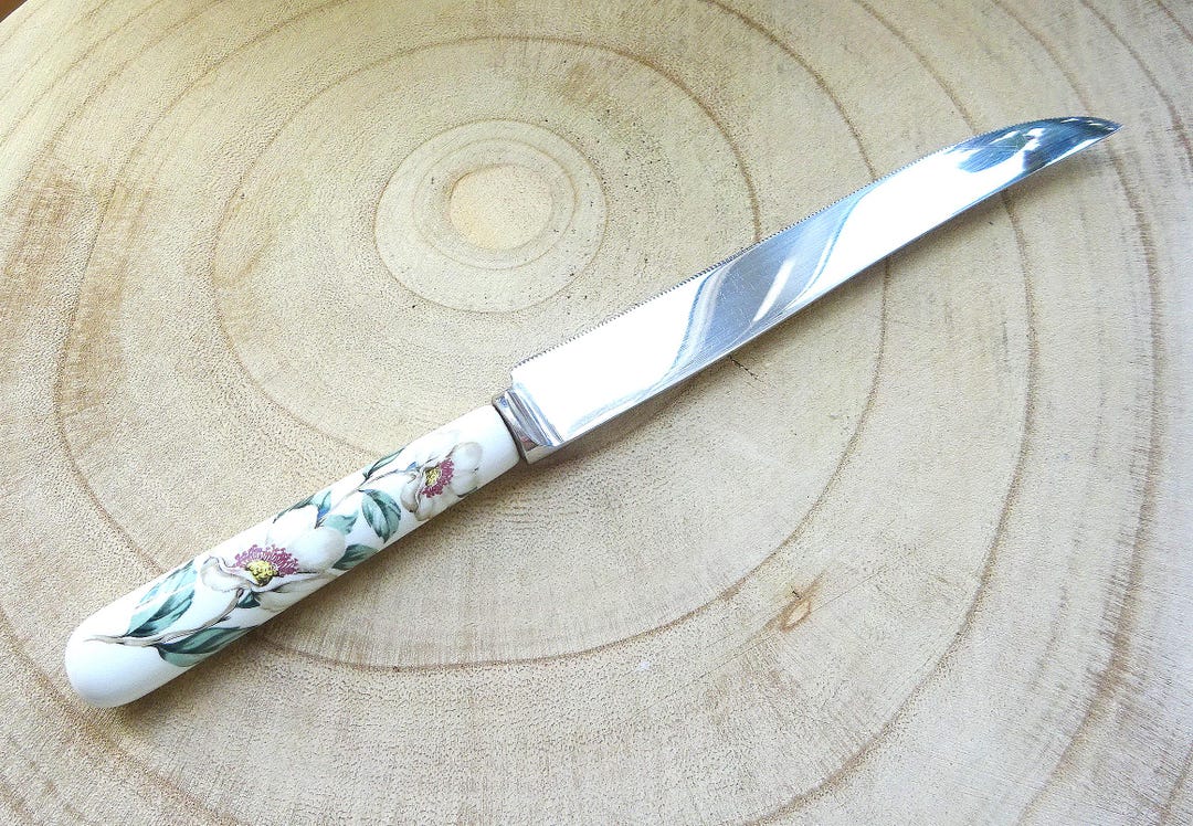 Vintage Crown Staffordshire Cake Cutter, Wedding Cake Cutter, Christmas ...