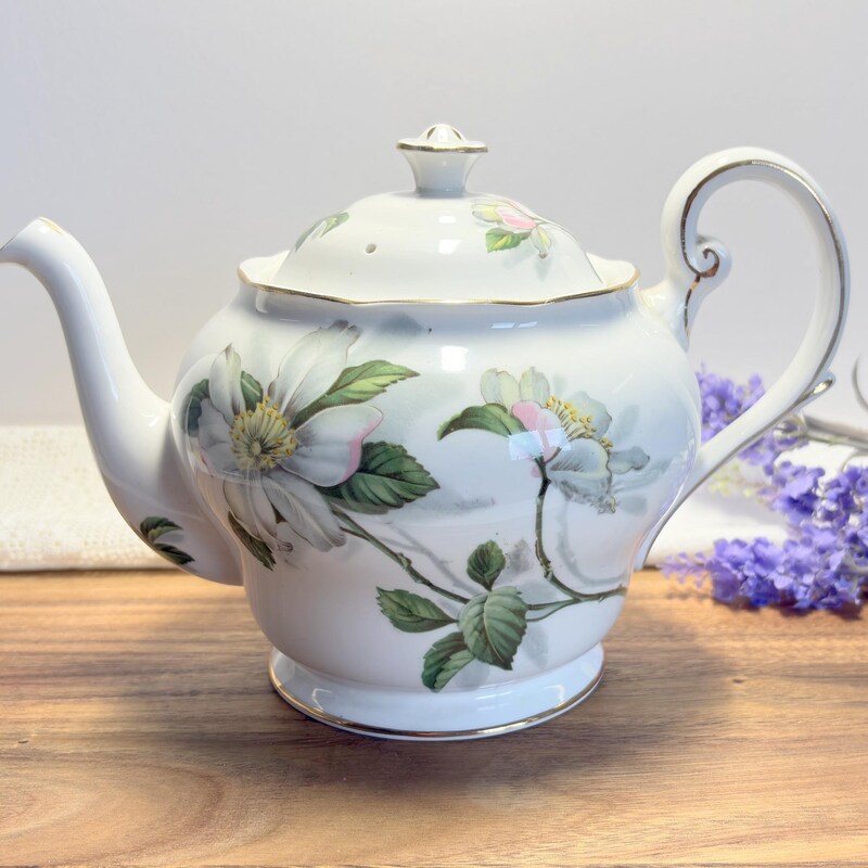 Bone China Teapot - Etsy