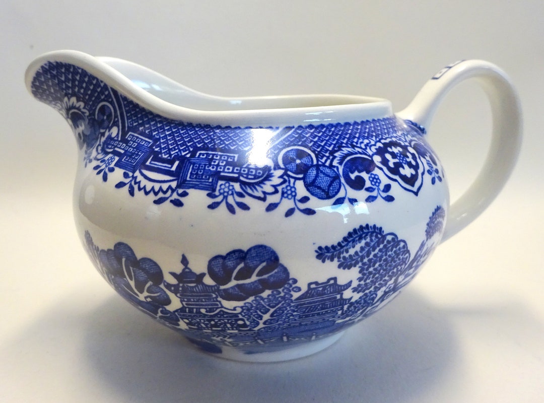 Vintage Woods Ware Willow Pattern Milk Jug/creamer, 1/4 Pint Capacity ...