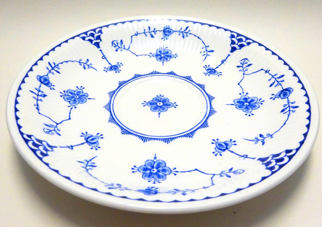 Furnivals Blue Denmark Saucer for Breakfast Cup - Etsy