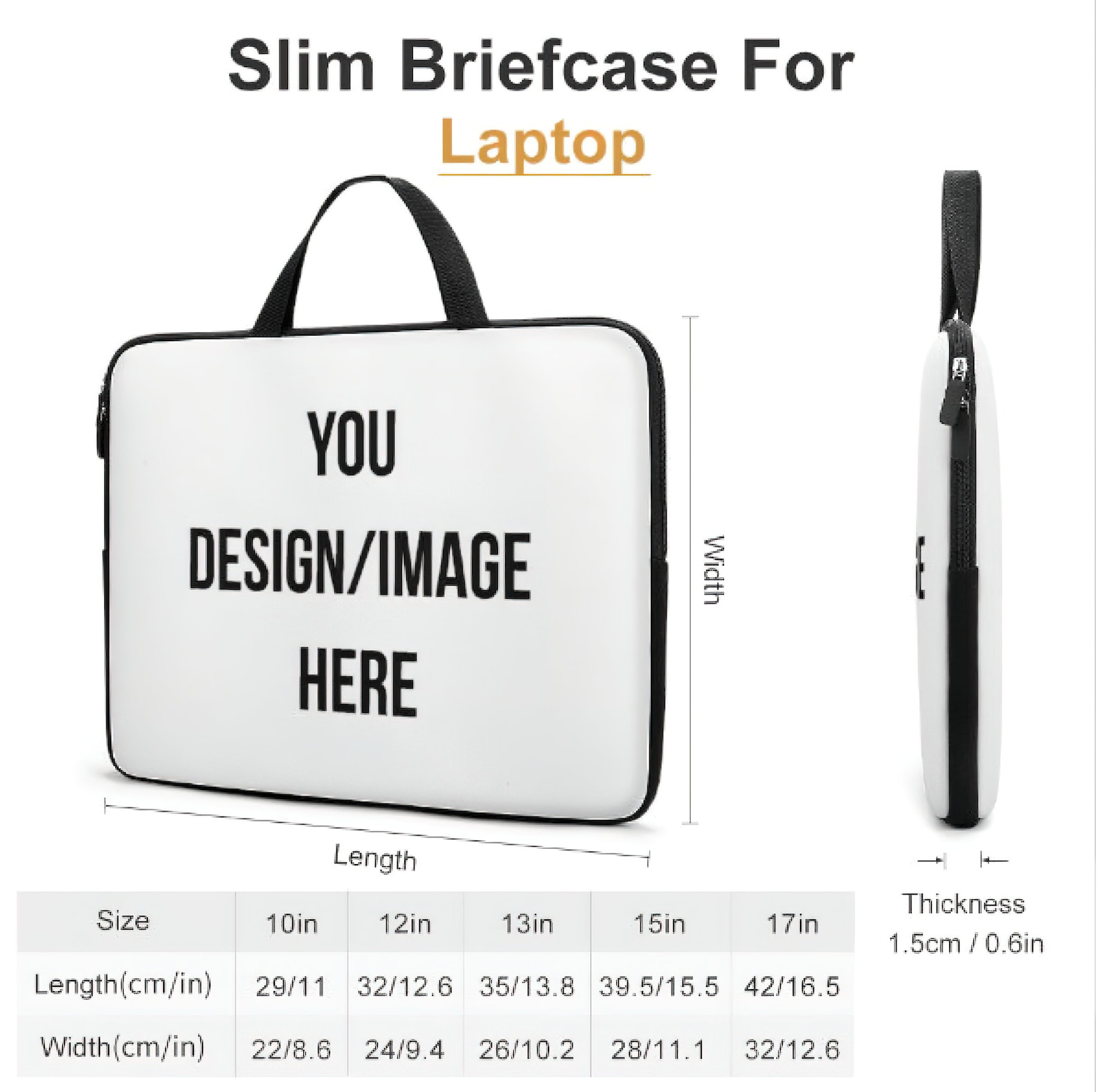 Personalized Laptop Case: Custom Neoprene Computer Bag, University Gift ...