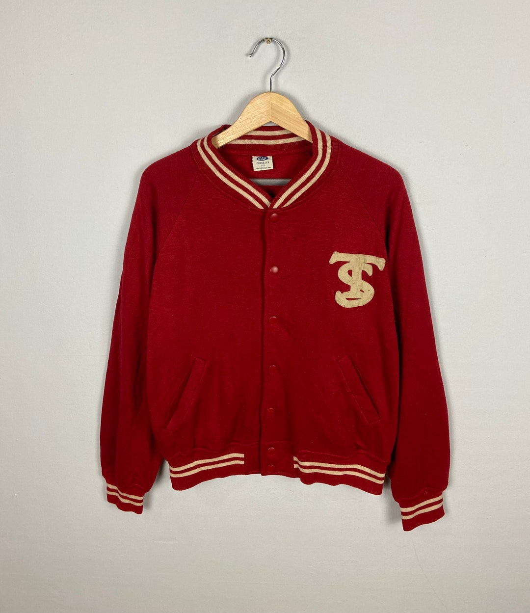 Vintage Japanese Brand Varsity Baseball Wool Jacket Button Casual ...