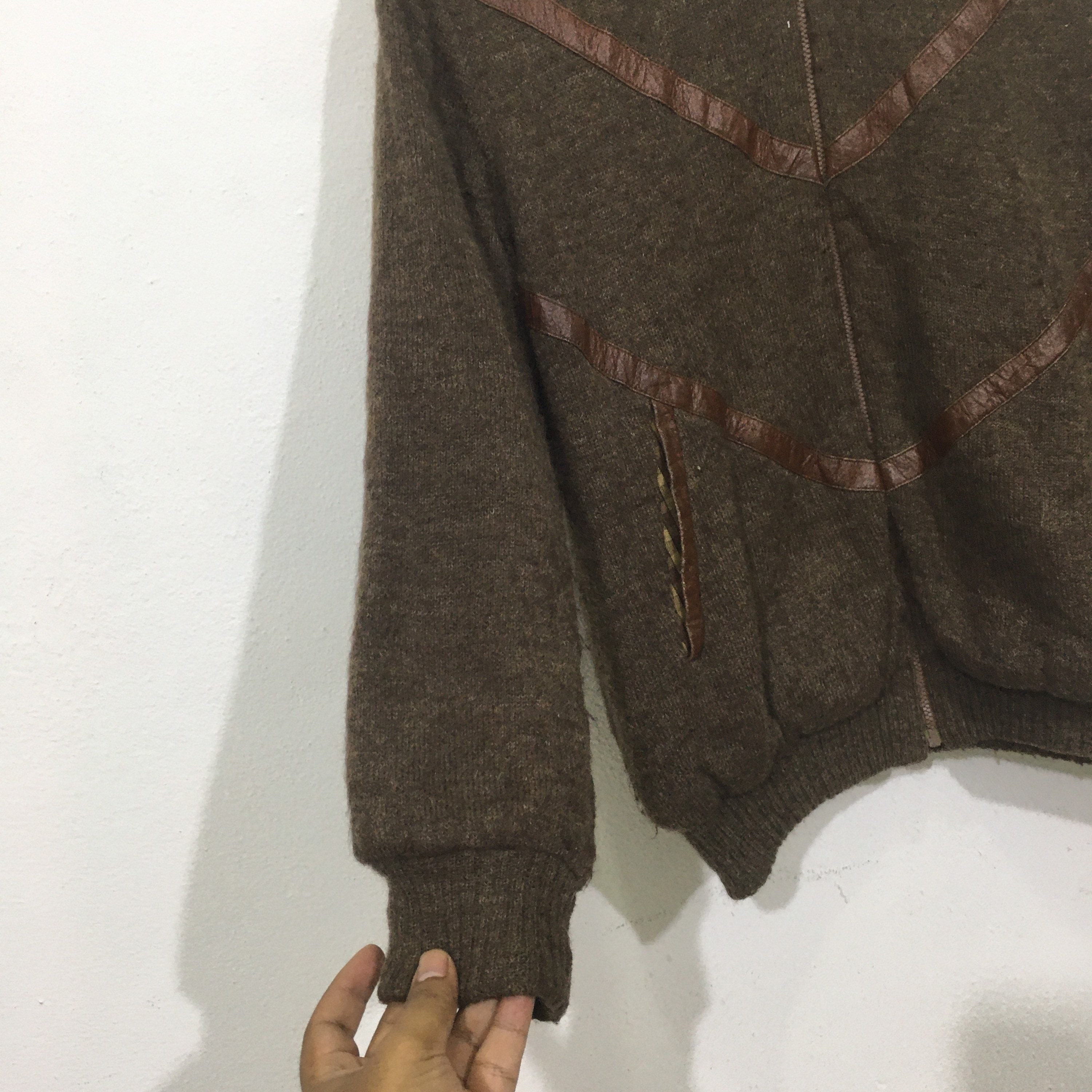 Japanese Wool Worker Jacket Large Vintage Japan Wool Coat Bomber Jacket ...