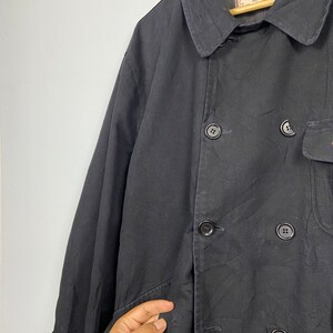 Vintage Batsu Japan Chore Workwear Jacket Black Mens Vintage Mens Batsu ...