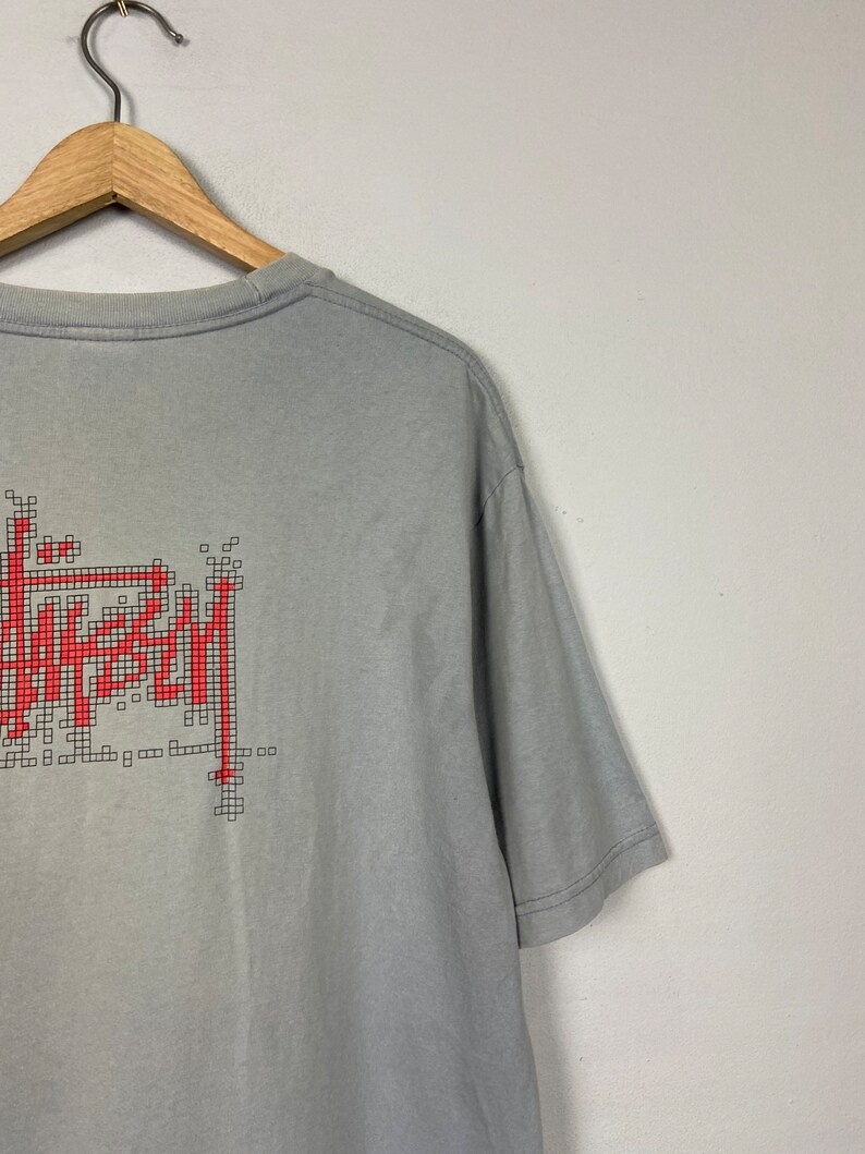 Vintage 90s Stussy NYC Streetwear Made in Usa Graphic Spell Out Stussy Blue Size M - Etsy