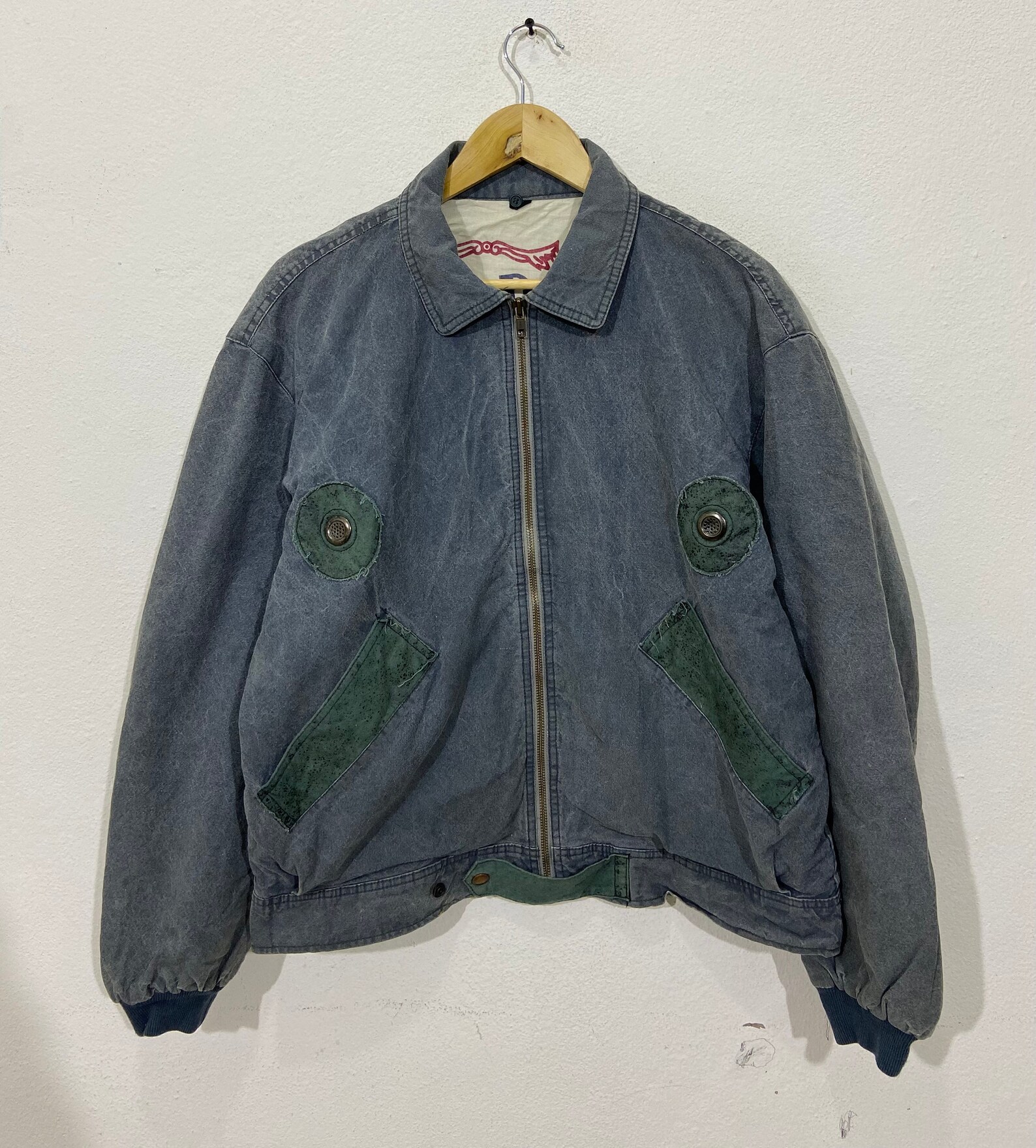 Vintage Pacific Prime Japanese Brand Bomber Jacket Large Vintage 1990s ...