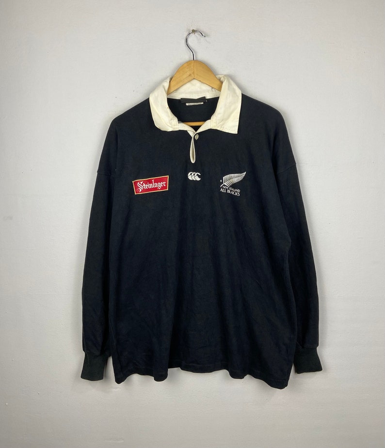 Vintage Canterbury Steinlager Vintage 90s Canterbury New Zealand Rugby ...