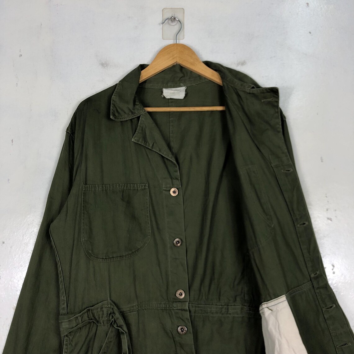 Vintage 60s Military US Army Button Parka Army Field Jacket Quilted ...