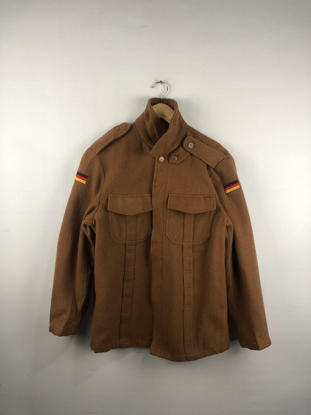 Vintage Germany Livery Woolen Wool Blend Military 1990s Army Uniform ...