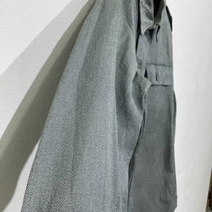 Vintage 90s Prison Inmate Denim Workwear Coat Large Chore Jacket ...