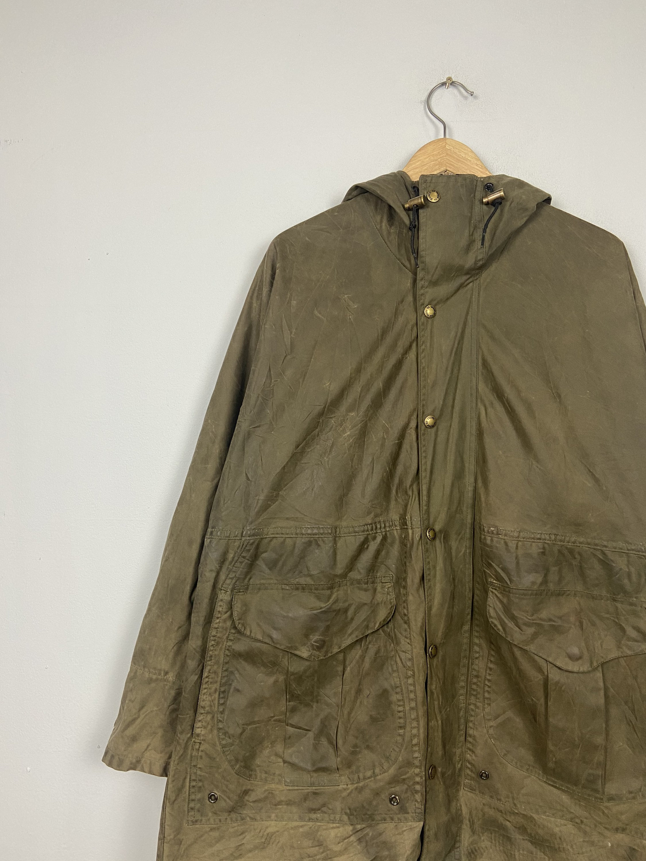 Vintage FILSON Tin Cloth Packer Coat Waxed Cotton Canvas 1990s Filson ...