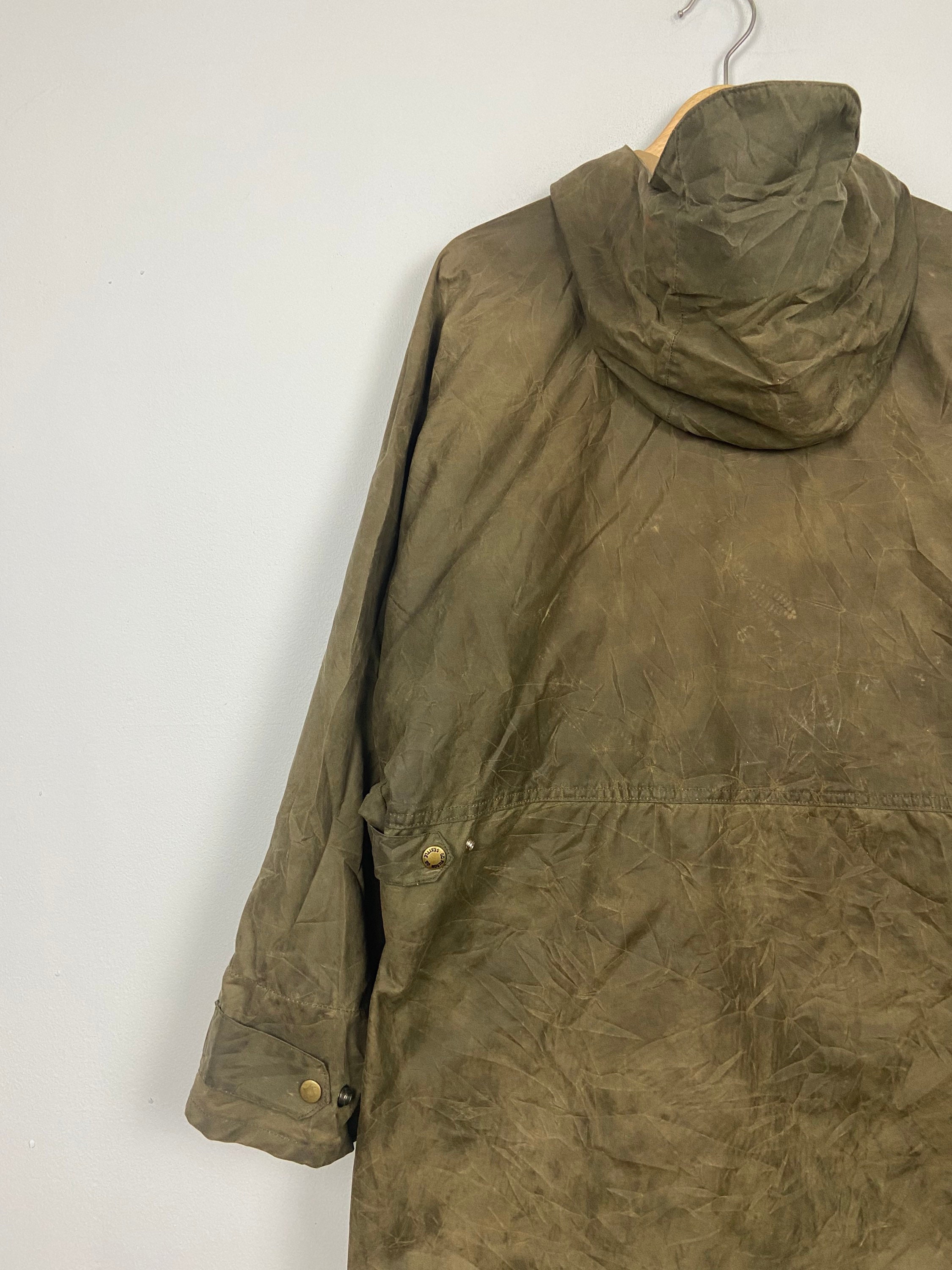 Vintage FILSON Tin Cloth Packer Coat Waxed Cotton Canvas 1990s Filson ...