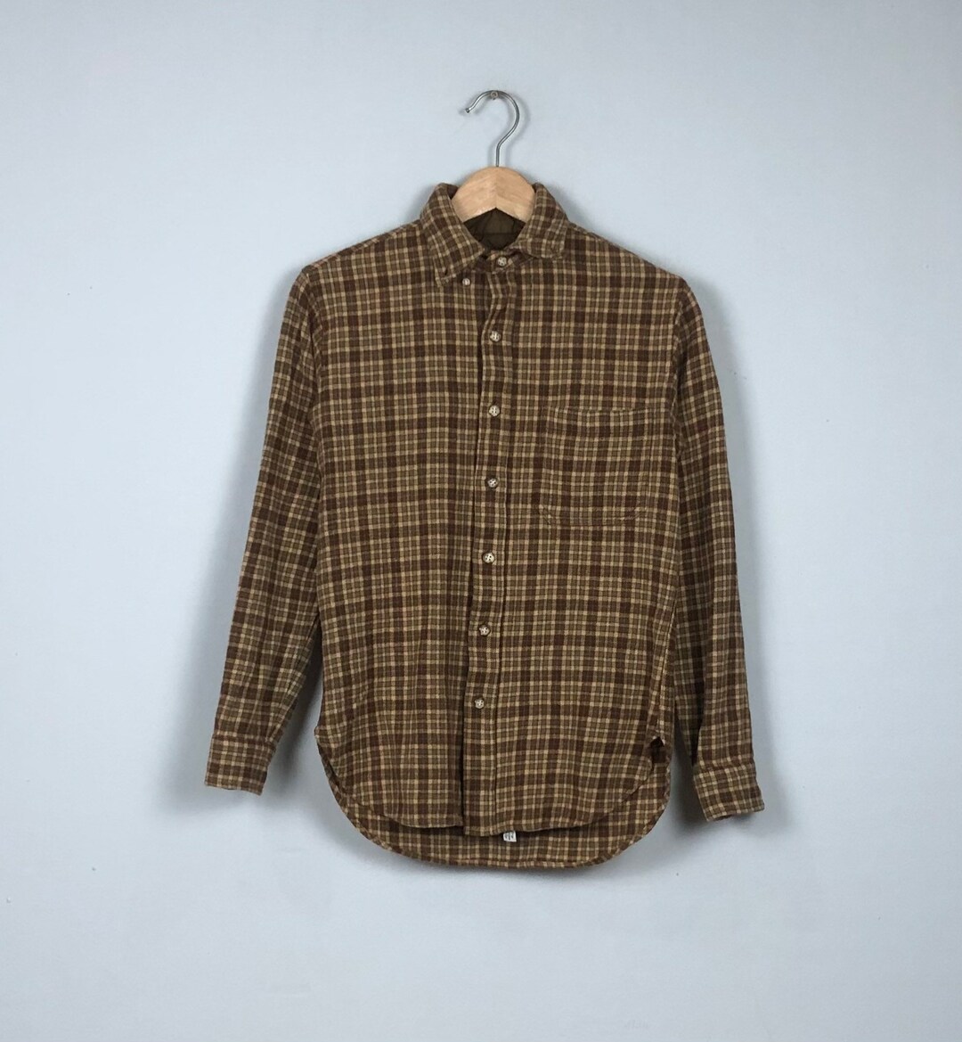 Vintage Lobo Pendleton Wool Checked Flannel Medium Vintage 1980s ...