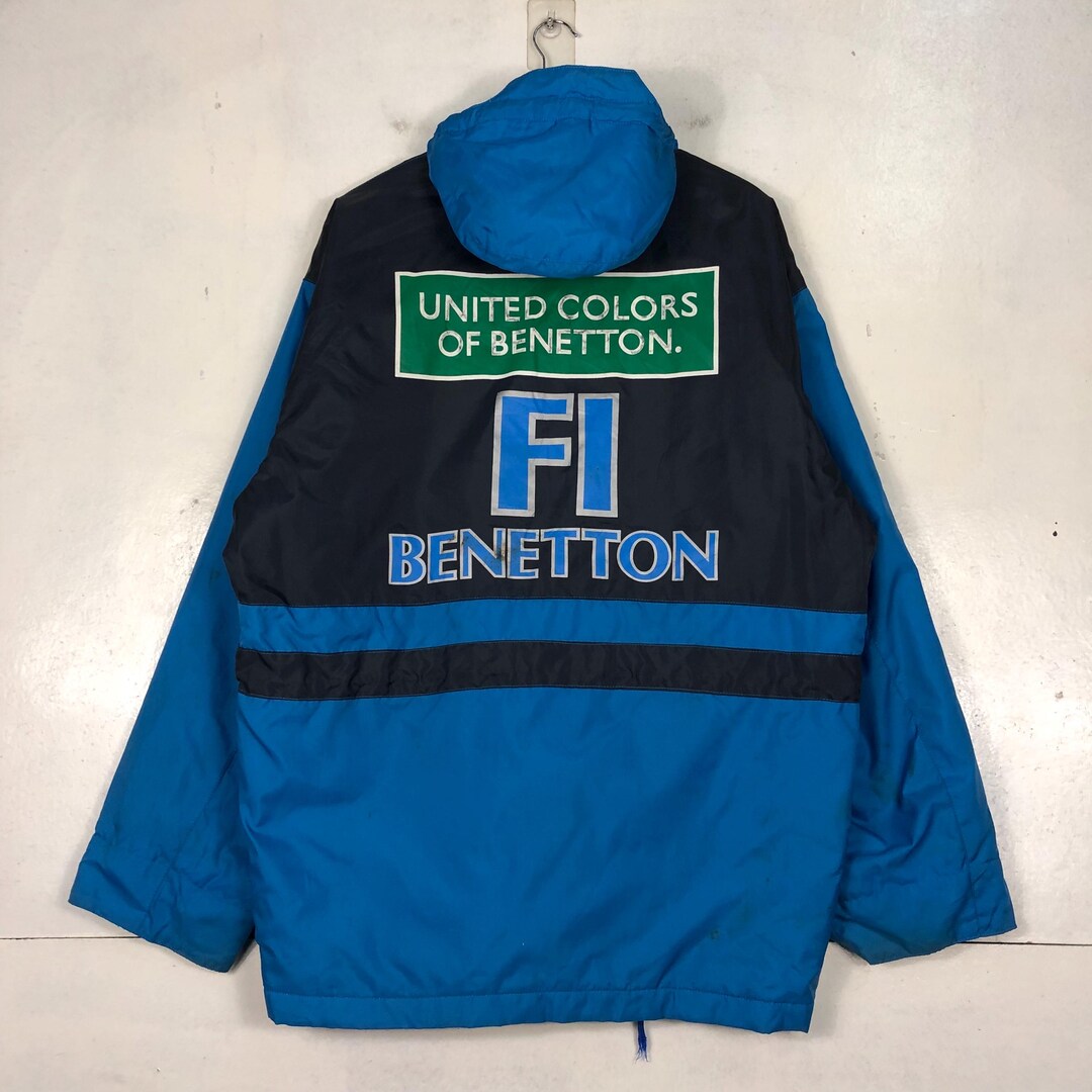 Vintage United Colors of Benneton Bomber Jacket Large Vintage 1990s ...