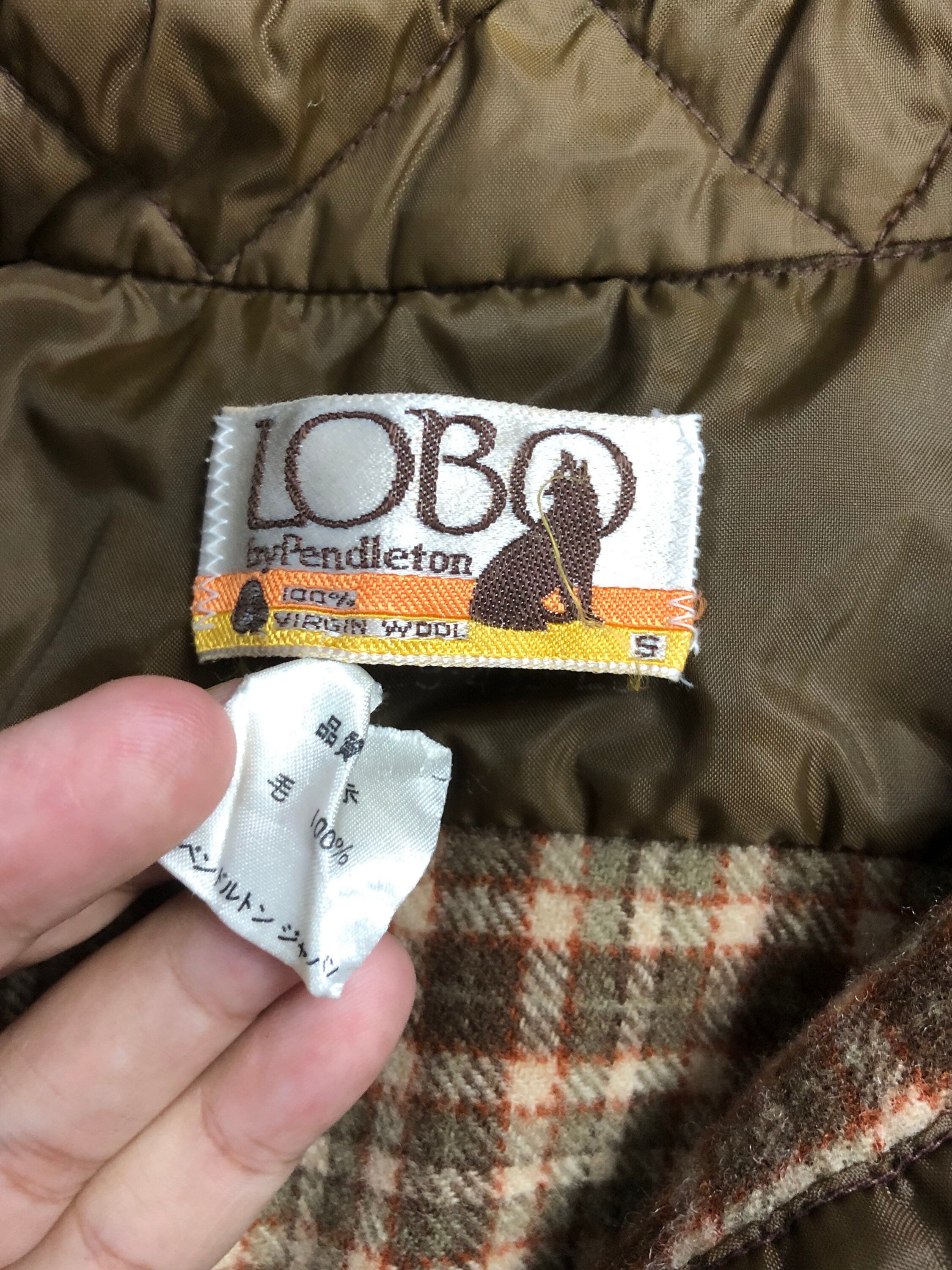 Vintage Lobo Pendleton Wool Checked Flannel Medium Vintage 1980s Pendleton Checked Button up ...