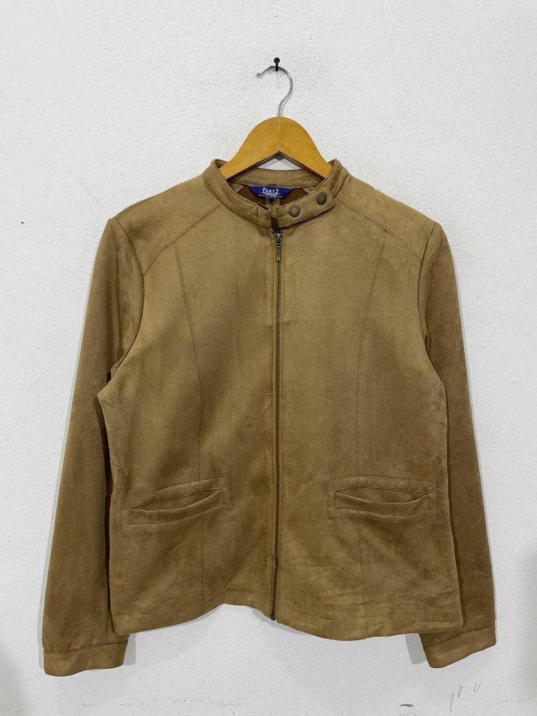 Junko Shimada Japanese Brand Faux Leather Leather Jacket Brown Size M ...