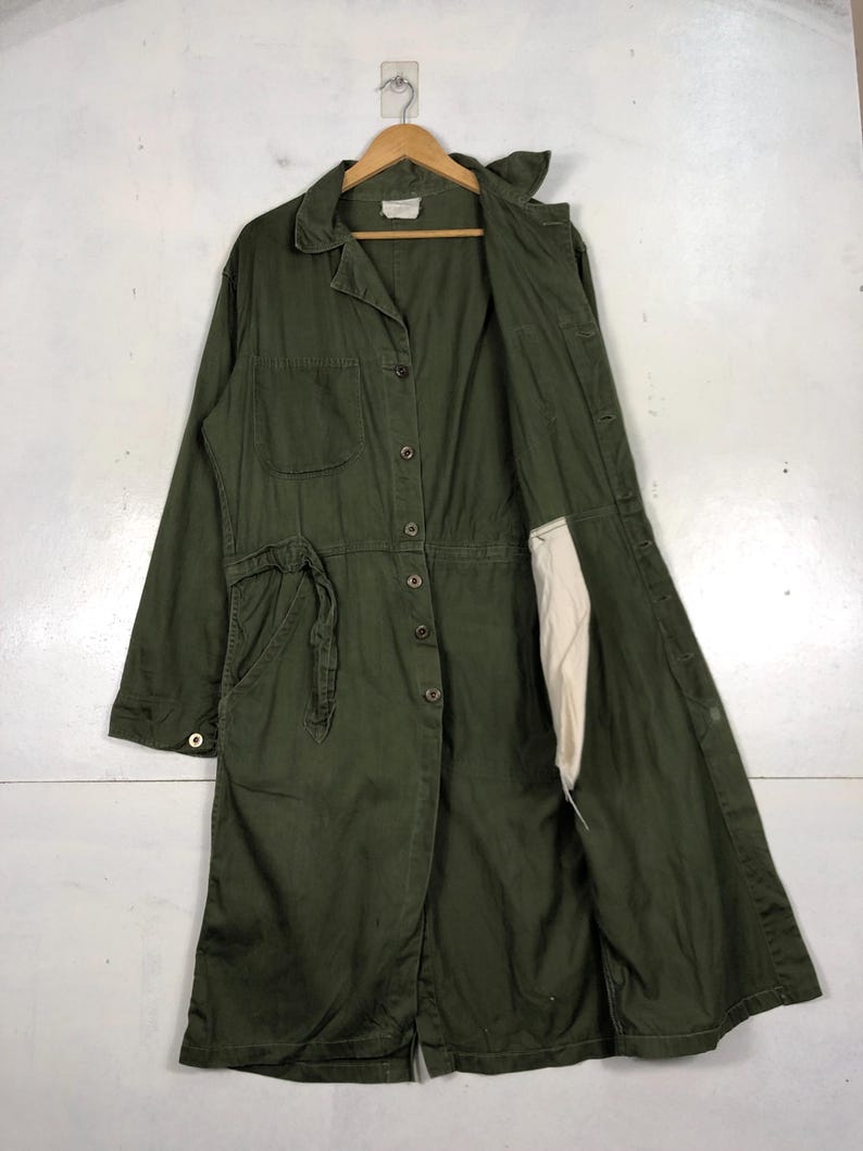 Vintage 60s Military US Army Button Parka Army Field Jacket Quilted ...