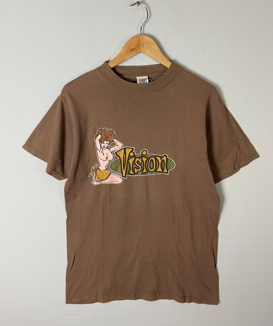 Vintage 90s Vision Street Wear Skate OG Vision 1990s Skateboard Thirt ...