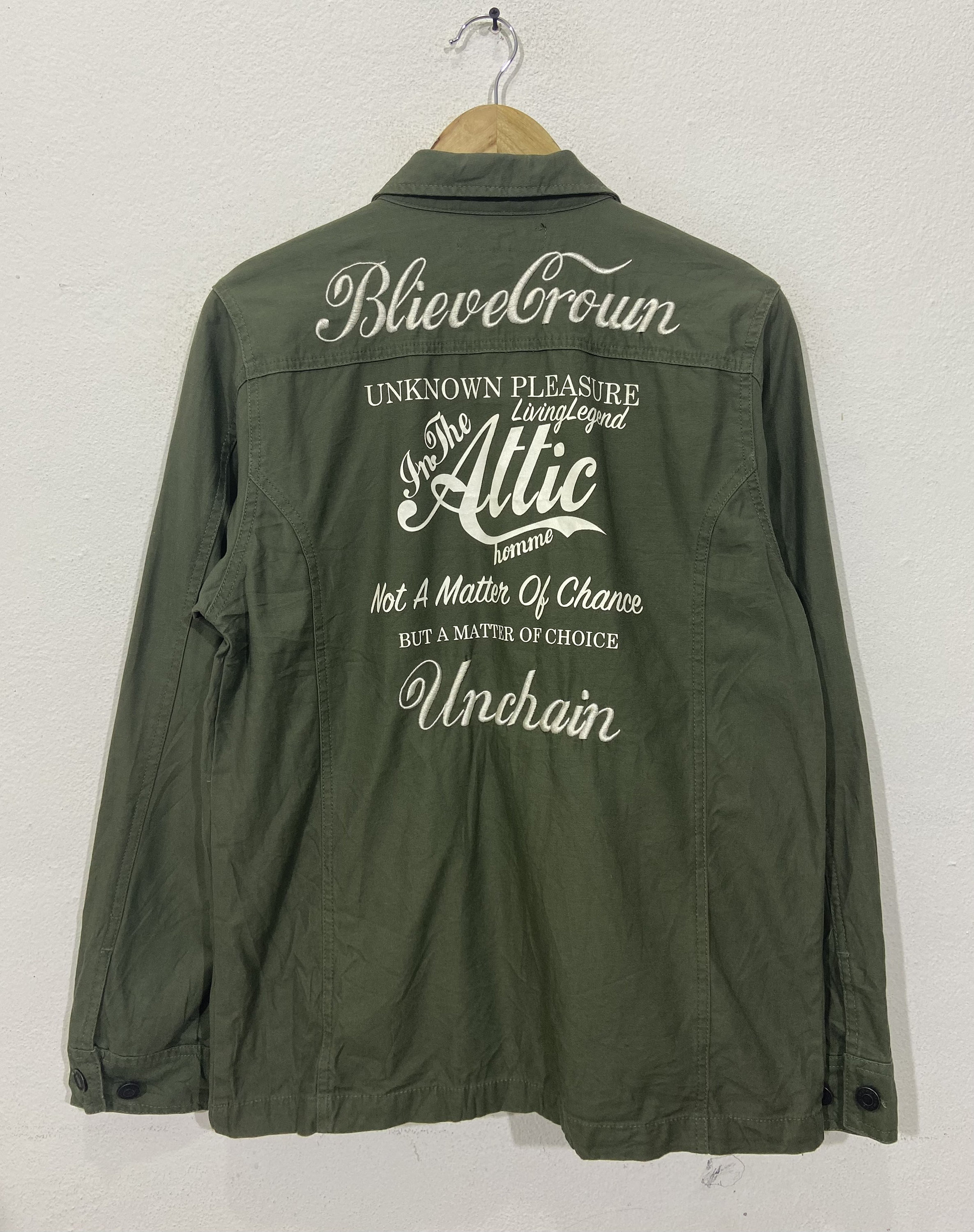 In the Attic Homme Blieve Grown Japanese Brand Military Army Unknown ...