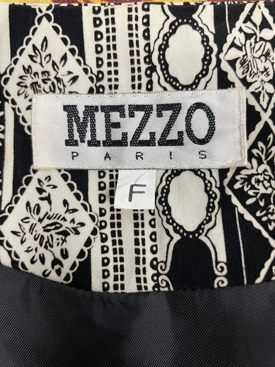 Vintage Mizzo Rockabilly Abstracs Floral Vest Jacket Medium Vintage ...