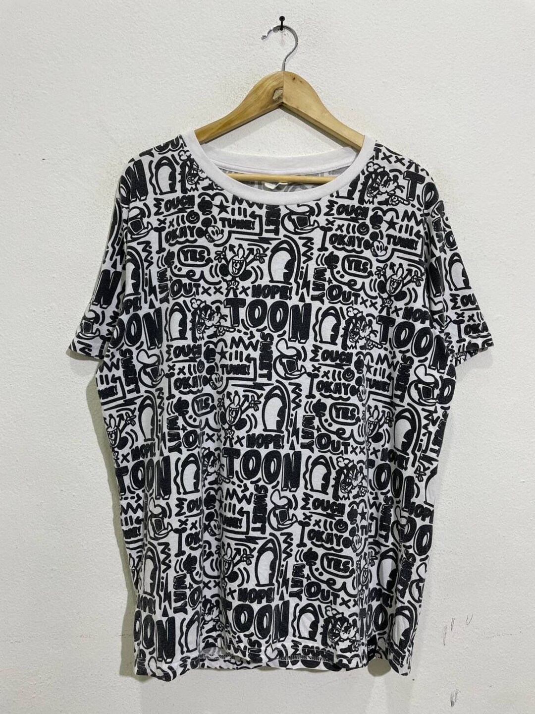 Vintage Mickey Mouse Disney All Over Print Design Mickey Walt Disney ...