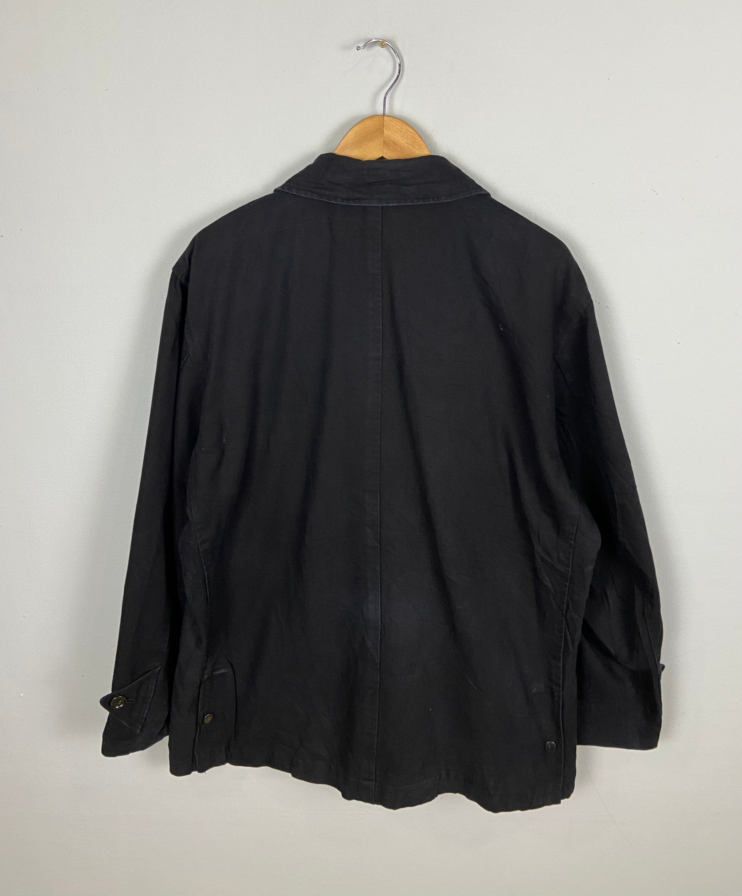Vintage Batsu Japan Chore Workwear Jacket Black Mens Vintage Mens Batsu ...