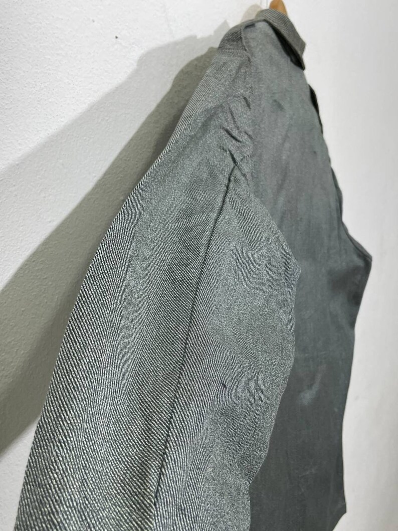 Vintage 90s Prison Inmate Denim Workwear Coat Large Chore Jacket ...