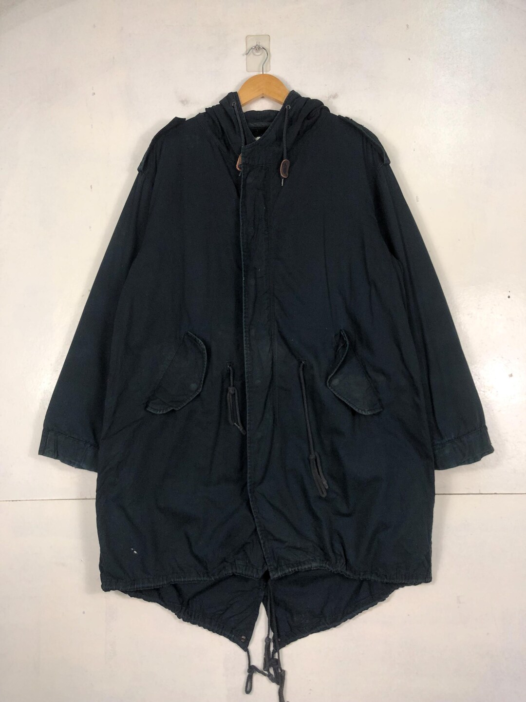 Vintage Army M65 Field Jacket Quilted Military Utility Parka Fishtail ...