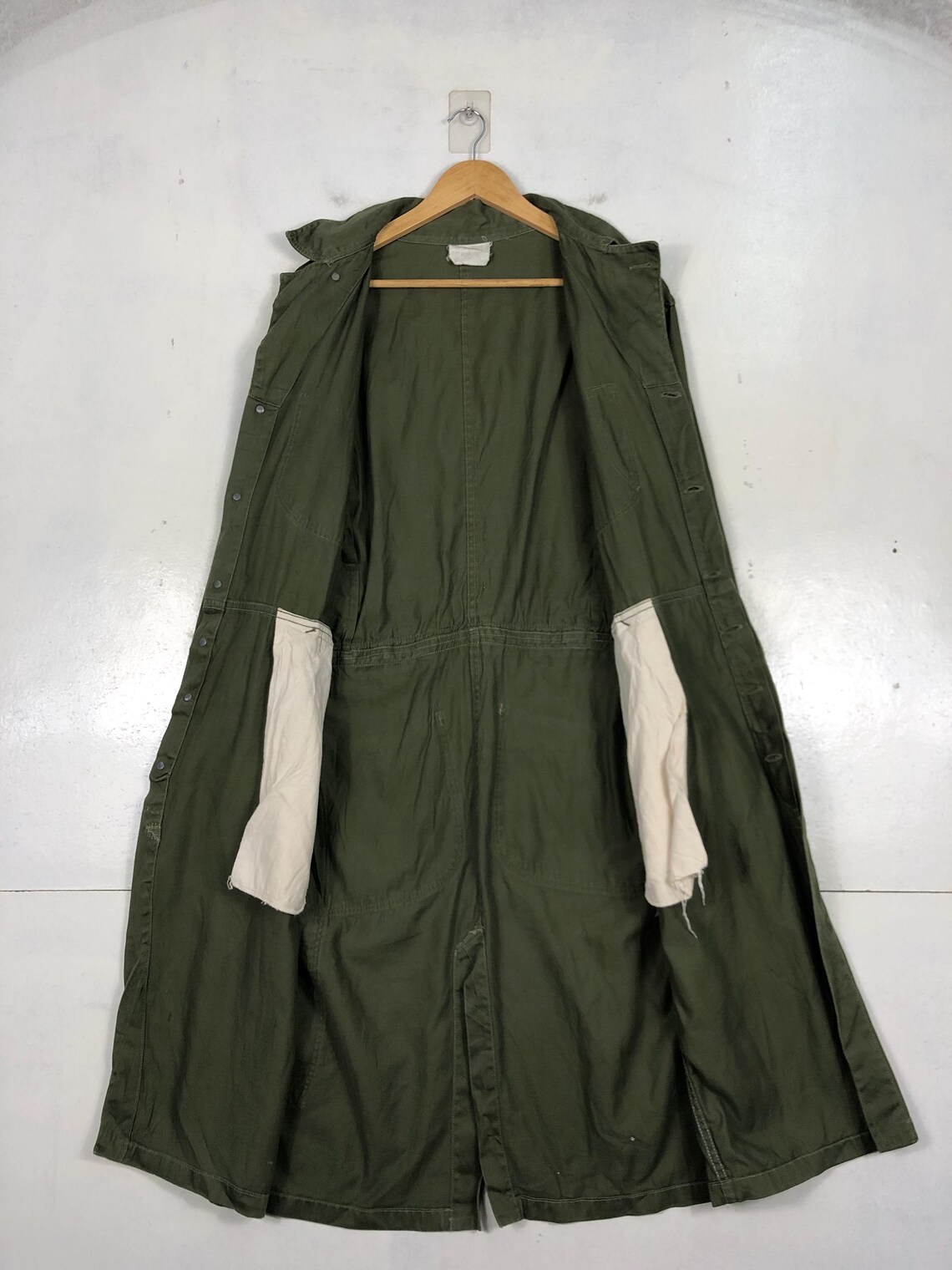 Vintage 60s Military US Army Button Parka Army Field Jacket Quilted ...