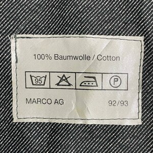 Vintage 90s Prison Inmate Denim Workwear Coat Large Chore Jacket ...