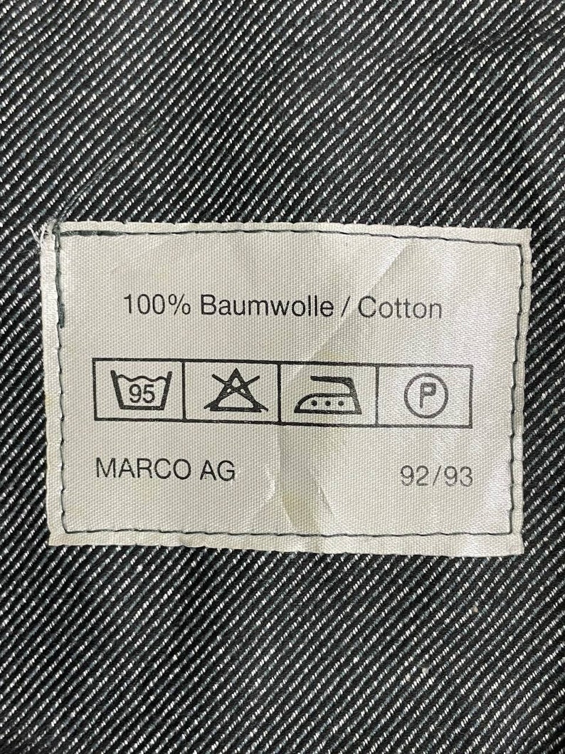 Vintage 90s Prison Inmate Denim Workwear Coat Large Chore Jacket ...