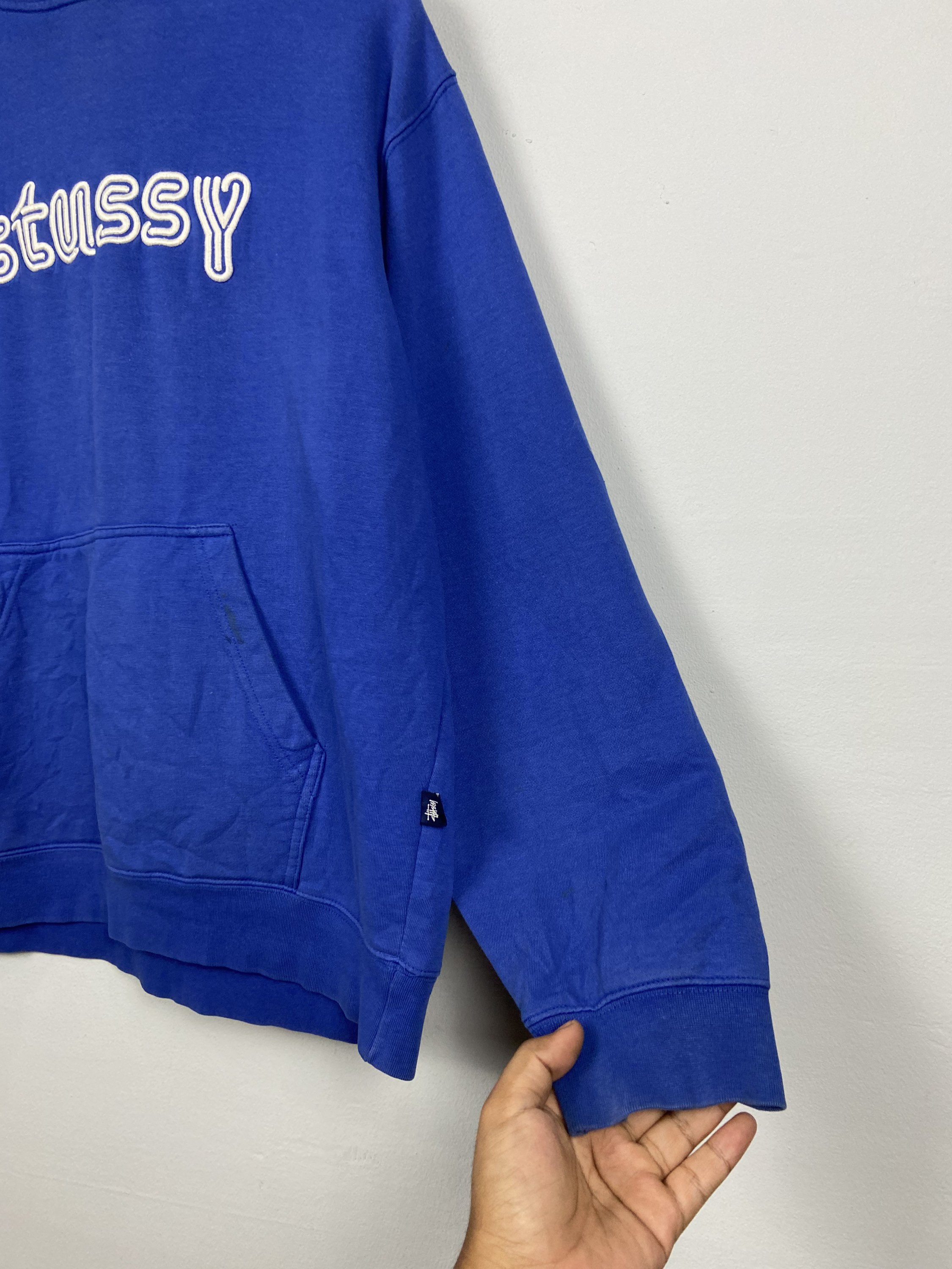 Vintage 90s Stussy OG Spell Out Embroidery Pull Over Hoodie - Etsy