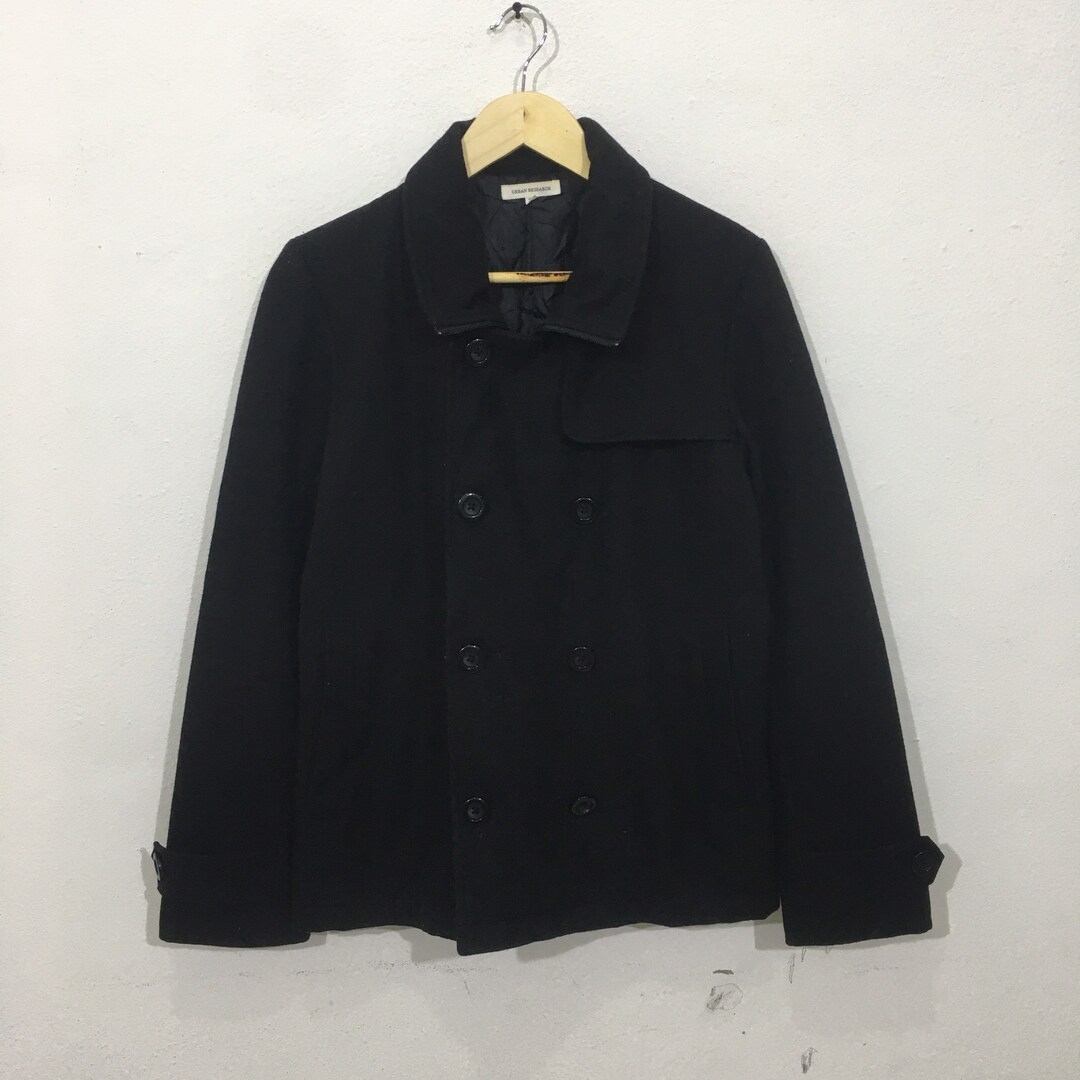 Vintage Japanese Urban Research Peacoat Jacket Large Vintage 2000s ...