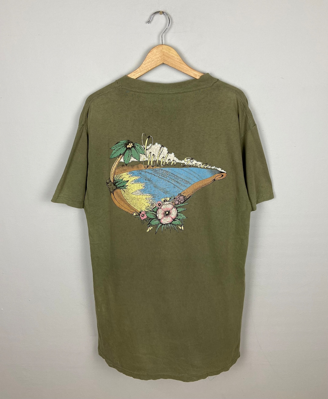 Vintage 90s Golden Britt Surf Beach Hawaii Tshirt Small Vintage 1990s ...