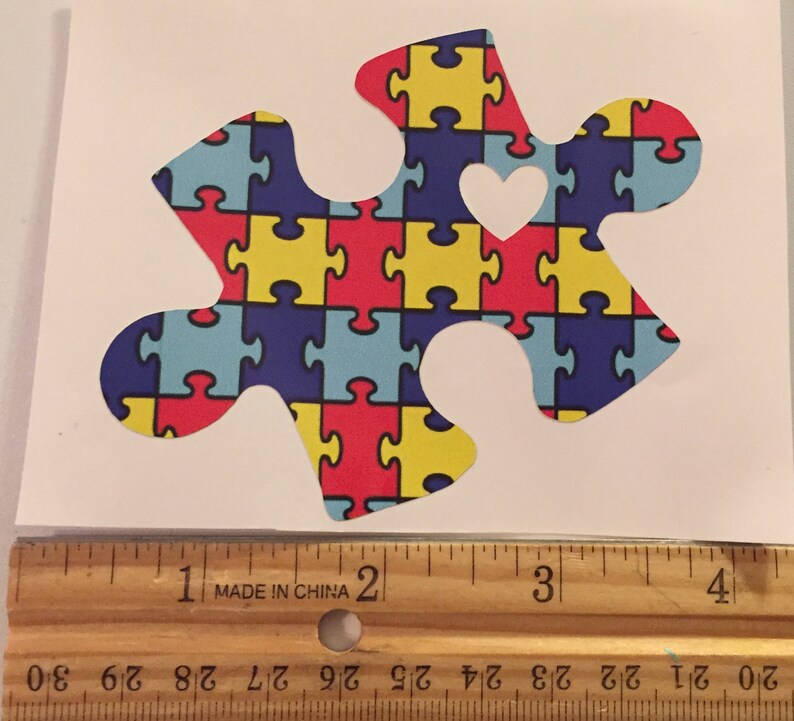 Autism Awareness Puzzle Piece Vinyl Decal Autism Sticker | Etsy