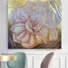 Large Rose Gold Flower Wall Art Art Deco Floral Art Floral - Etsy
