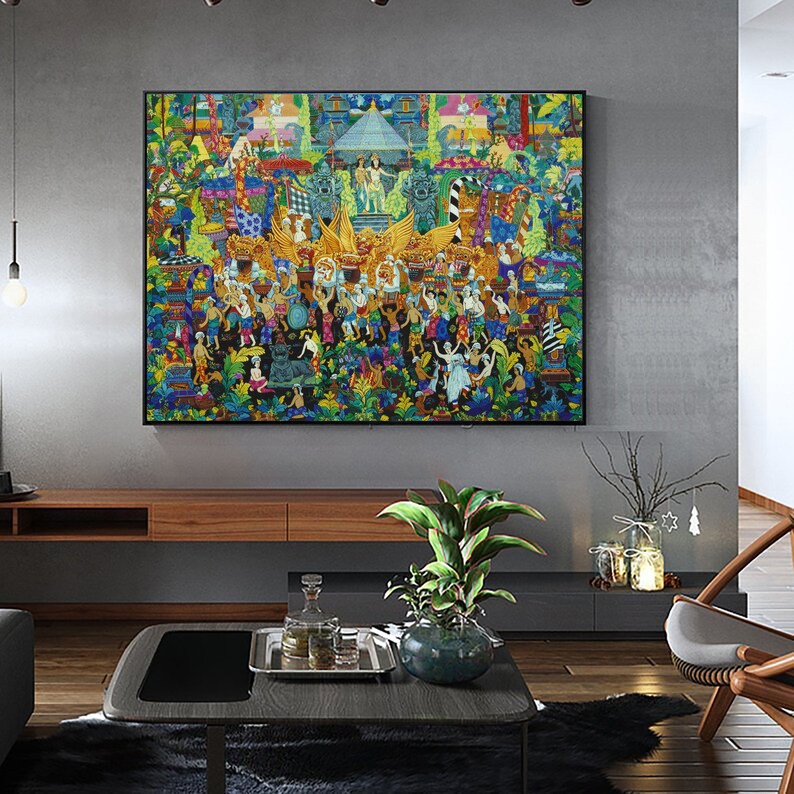 Barong, Bali Art Print, Indonesian, Bali Decor, Balinese Art, Bali ...