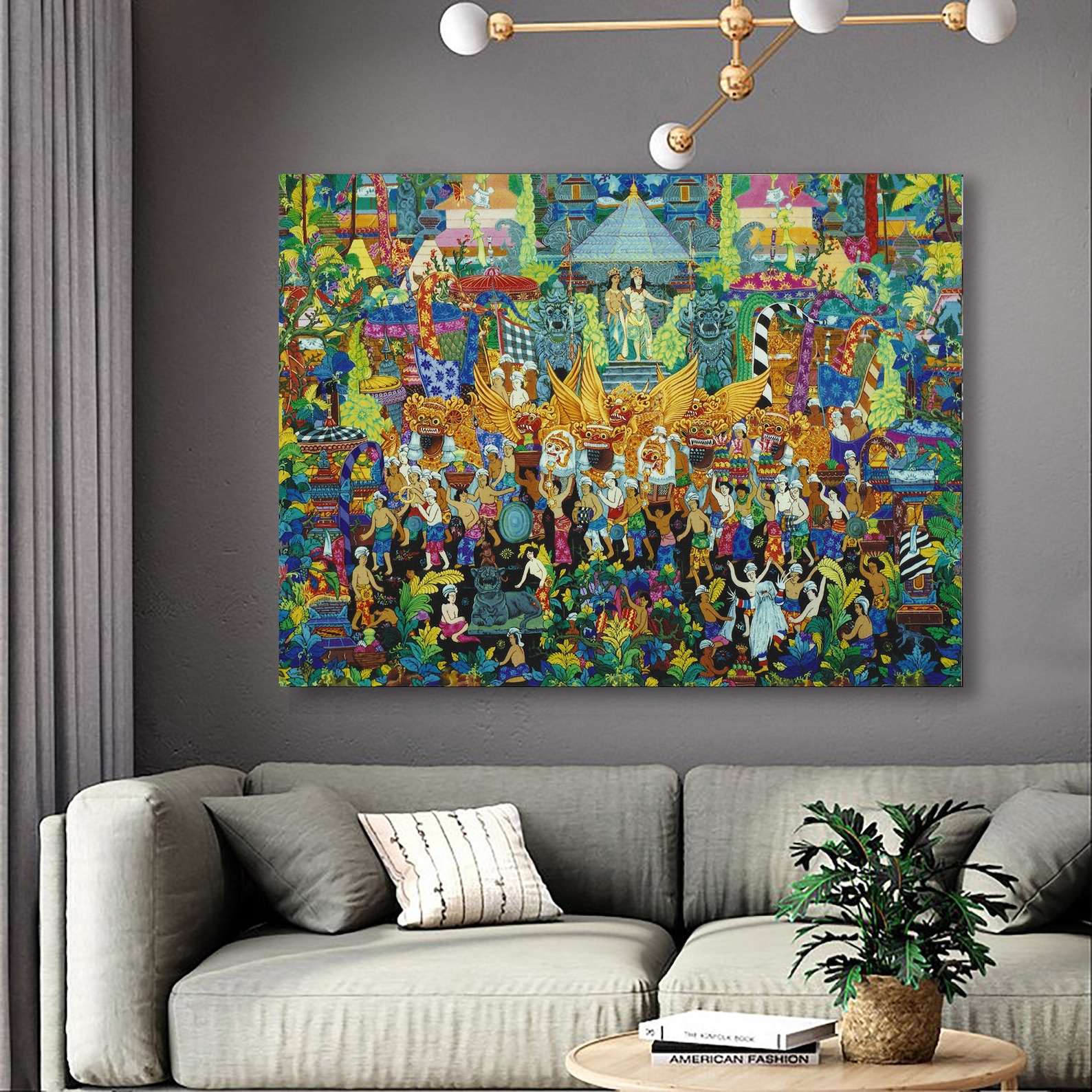 Barong, Bali Art Print, Indonesian, Bali Decor, Balinese Art, Bali ...