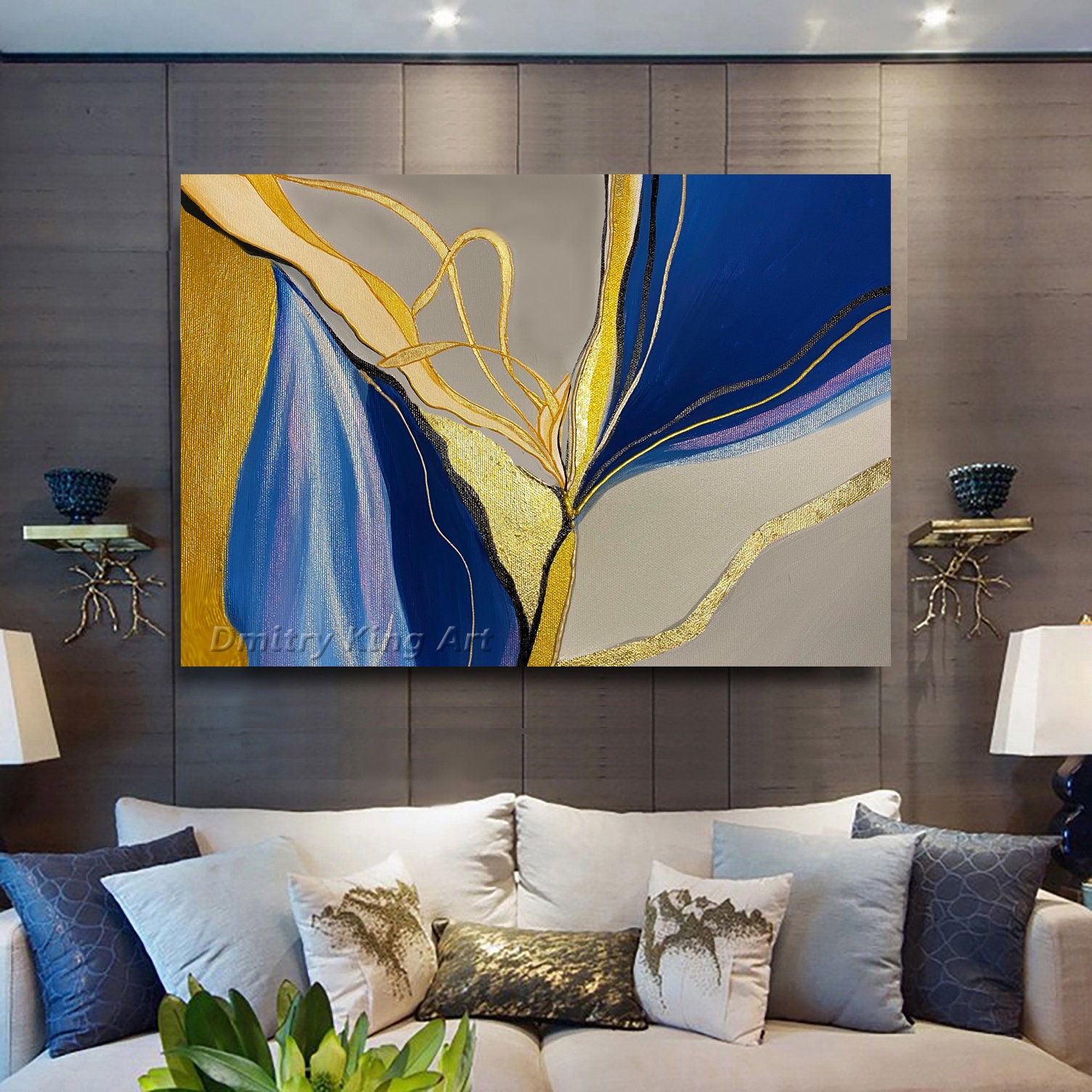 Extra Large Painting on Canvas Original Large Abstract - Etsy