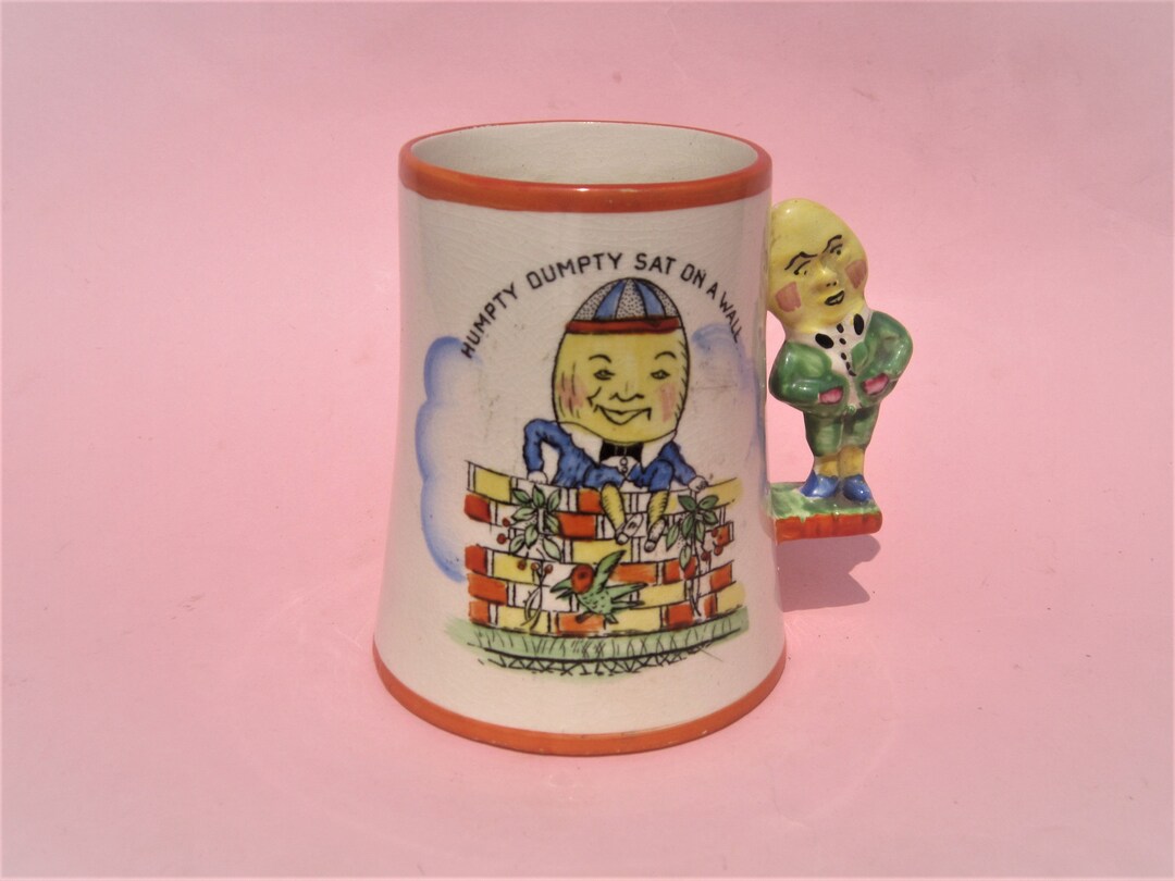 Royal Bradwell Vintage Humpty Dumpty Mug, 1940s British Nursery Ware ...