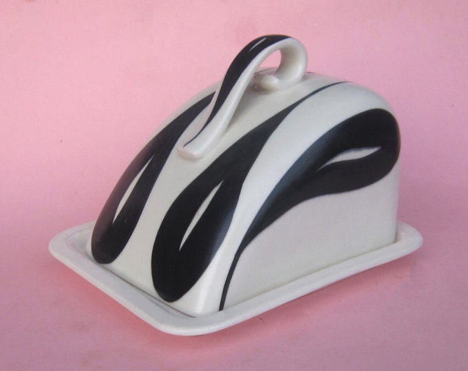 Piazza Ware Butter Dish HJ Wood, 1950s Tableware, Circa 1957 ...