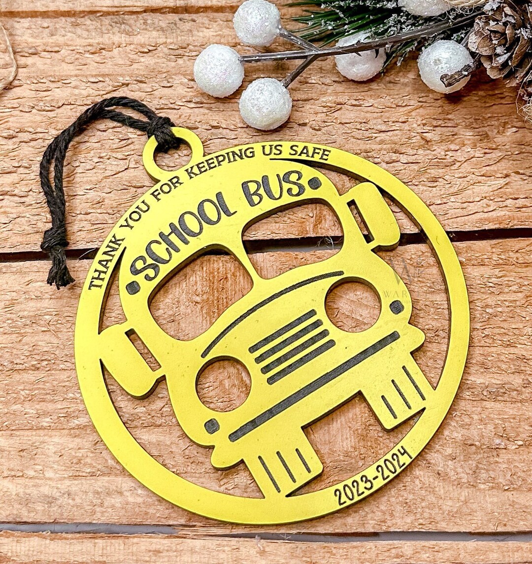 School Bus Driver Ornament, Bus Driver, Christmas Gift From Students ...