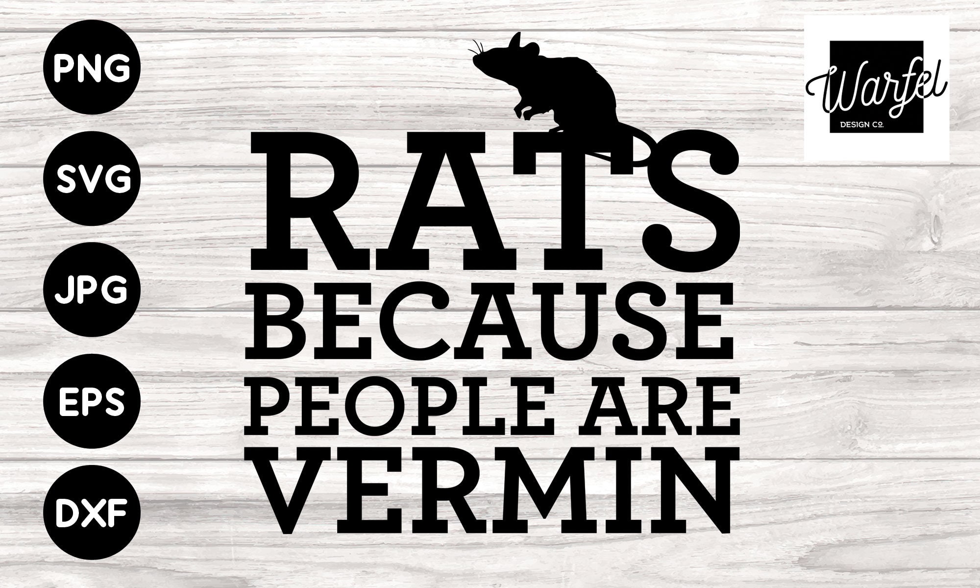 Rats because people are vermin Rats svg Instant download png | Etsy