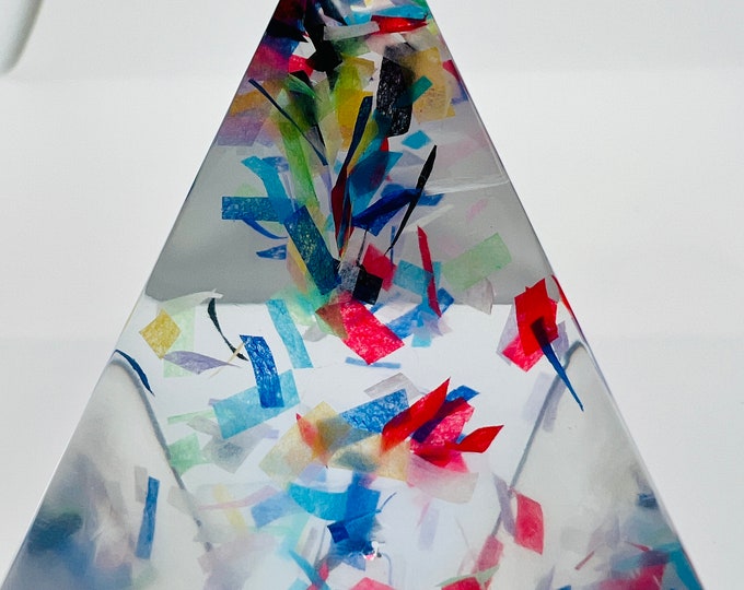 Pyramid Paperweights - Etsy