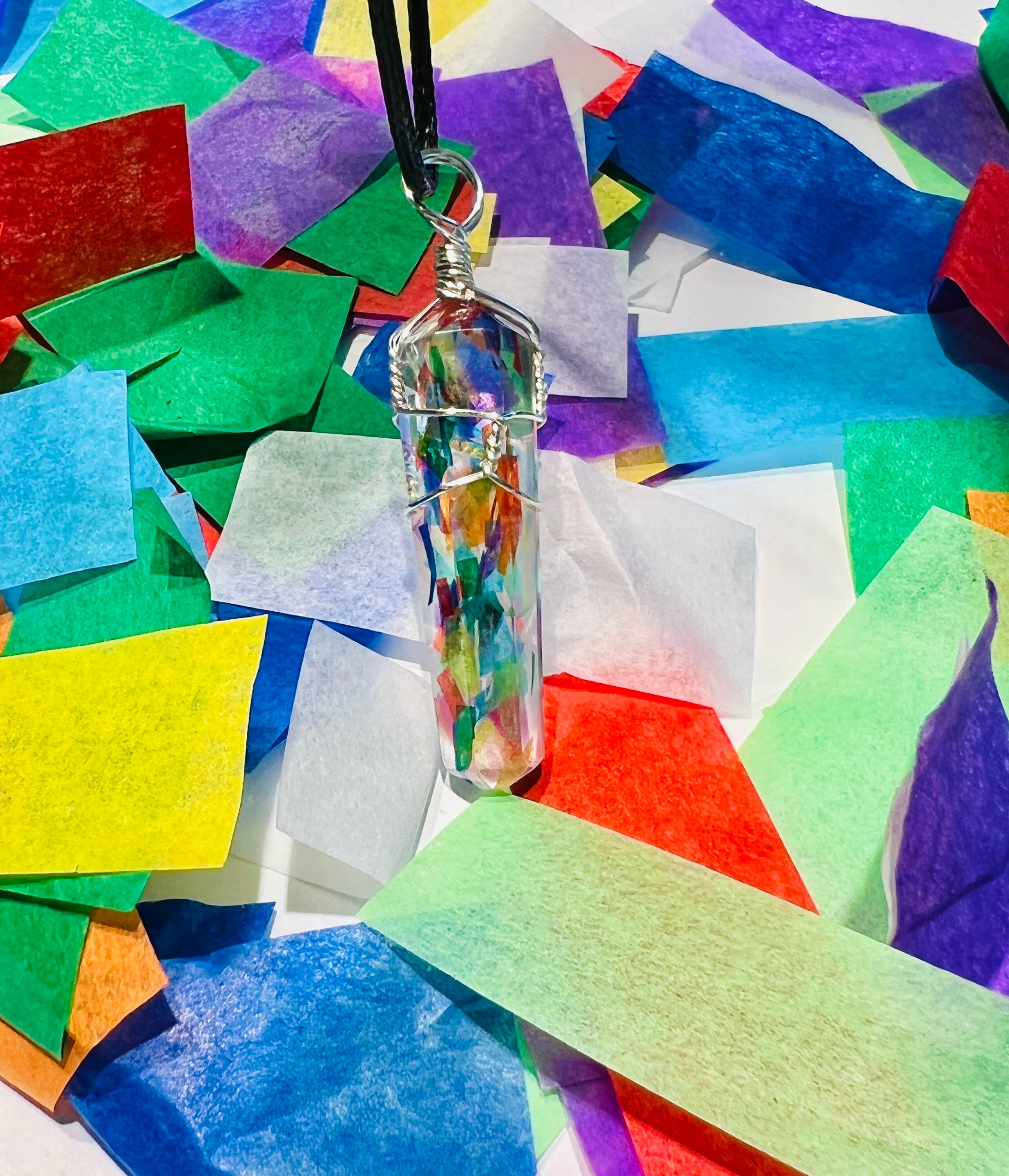 Tame Impala Confetti Preserved Confetti Necklace Pittsburgh | Etsy