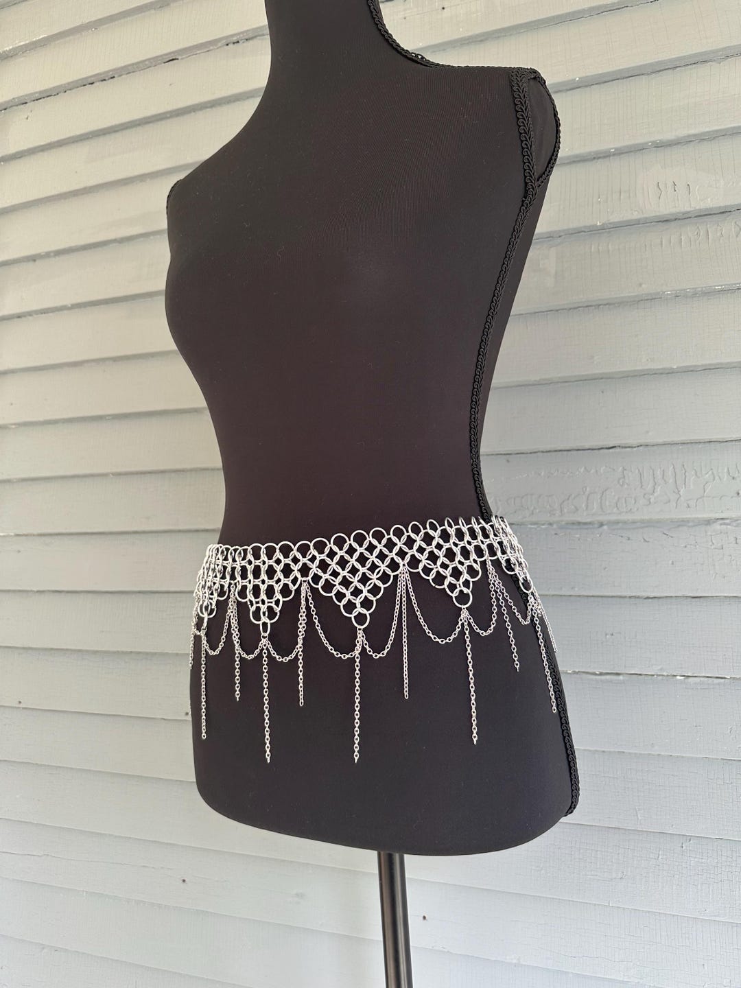 Silver Aluminum Medieval Chainmail Belt - Etsy